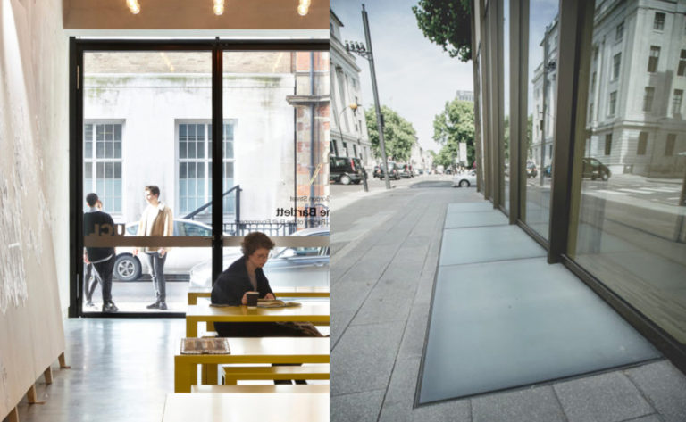 Un vidrio transitable en la calle trae luz a la Escuela de Arquitectura ...