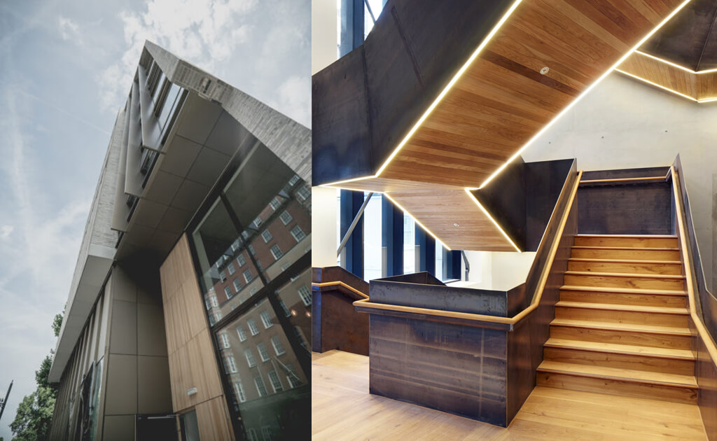 Un vidrio transitable en la calle trae luz a la Escuela de Arquitectura ...